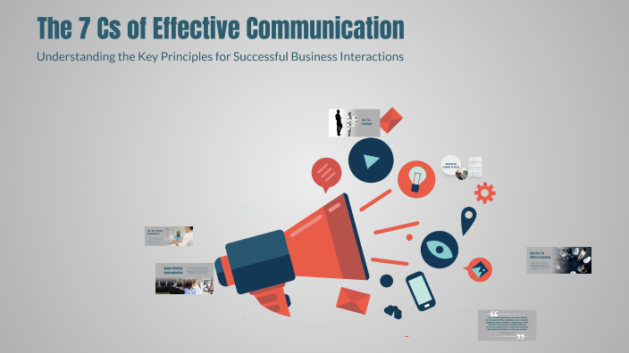 The 7 Cs of Effective Communication by Tanvi Thotam on Prezi