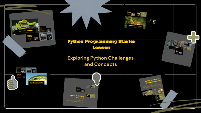 Python Programming Starter Lesson by Tazim Padiyath on Prezi