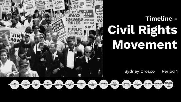 11.10.7 Civil Right Movement Timeline by Sydney Orosco on Prezi