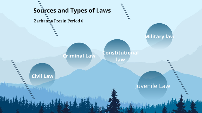 Sources and Types of Law by Zachanna Frezin on Prezi