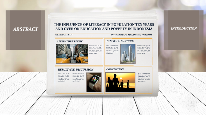 THE INFLUENCE OF LITERACY IN POPULATION TEN YEARS AND OVER ON EDUCATION ...