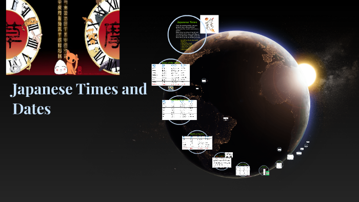 Japanese Times and Dates by Josh Boden on Prezi