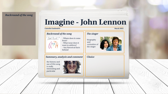IMAGINE - John Lennon by Gualandris Camelia on Prezi
