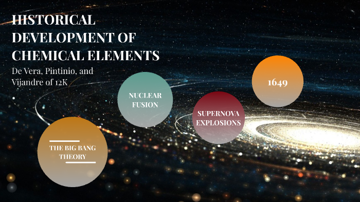 HISTORICAL DEVELOPMENT OF CHEMICAL ELEMENTS by Summer Pintinio on Prezi
