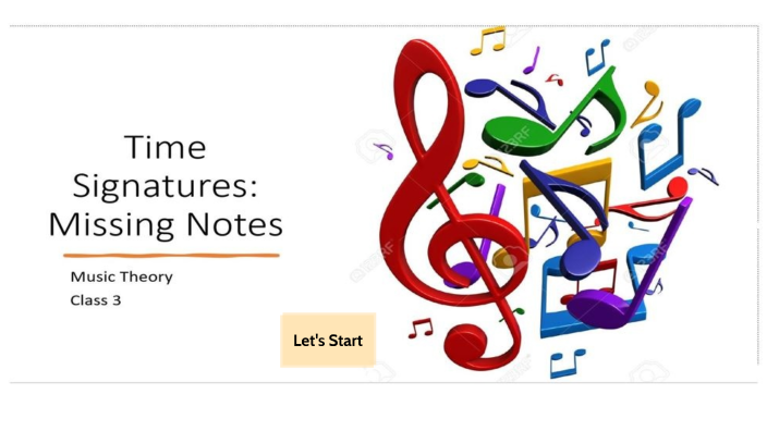 Class 3 Time Signatures: Missing notes by Monique Scantlebury-Hinds on ...