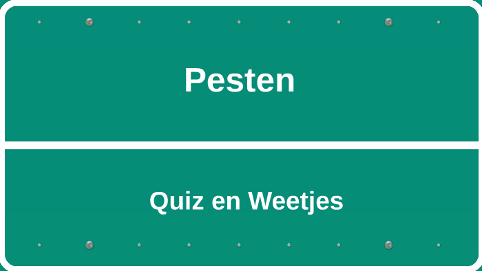 Pesten: Quiz en Weetjes by Angel Bouw