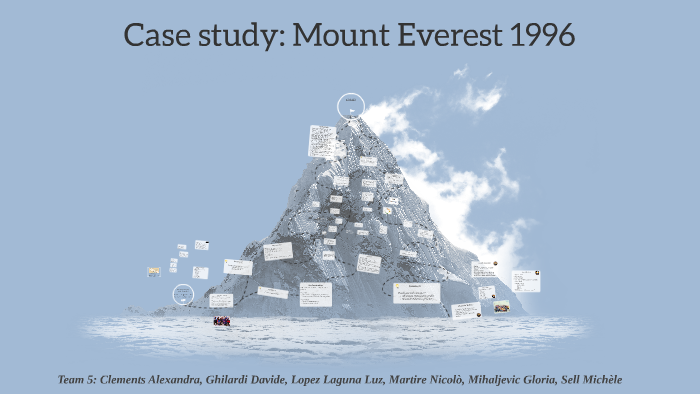 Mount Everest 1996 case study by Gloria Miha on Prezi