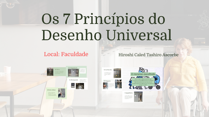Apresentar os 7 princípios do desenho universal by Hiroshi Caled ...