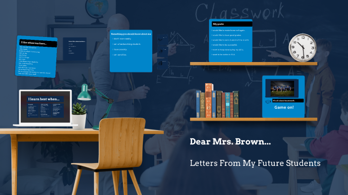 Dear Future Teacher by Billee Brown on Prezi