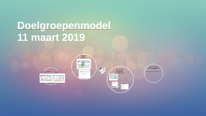 Doelgroepenmodel by johanna dooper on Prezi