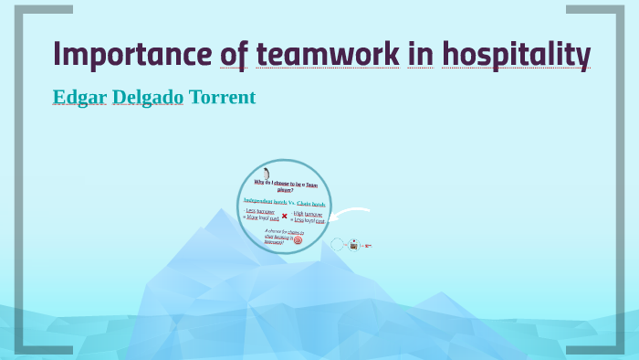 Importance of teamwork in hospitality by on Prezi