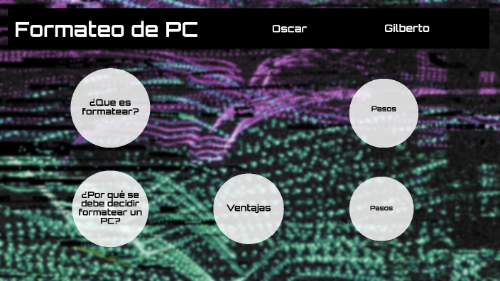 Pasos para hacer un formateo correcto en una pc by Gilberto Aldava on Prezi
