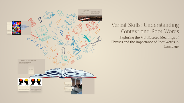 Verbal Skills: Understanding Context and Root Words by shravan unni on ...