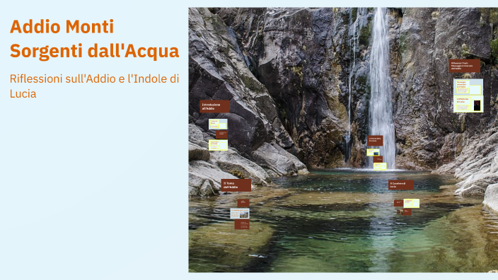 Addio Monti Sorgenti dall'Acqua by lorena zhuga on Prezi