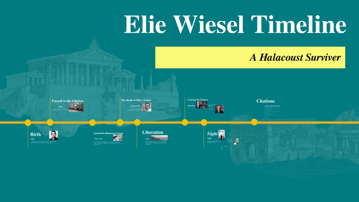 Elie Wiesel Timeline by Caroline Wessel on Prezi