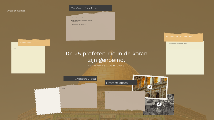 De 25 Profeten in de Islam by amber hayoun on Prezi