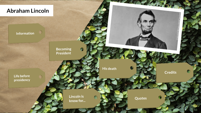 Presidential Spotlight- Abraham Lincoln by Kiersten Sadler on Prezi