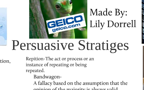 Persuasive Techniques by Lily Dorrell