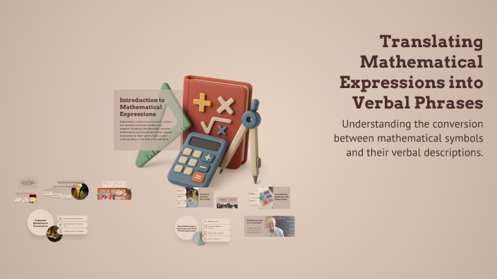 Translating Mathematical Expressions into Verbal Phrases by Jeshirlyne ...