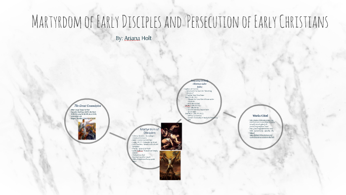 Persecution of Early Disciples and Christians by ariana holt on Prezi