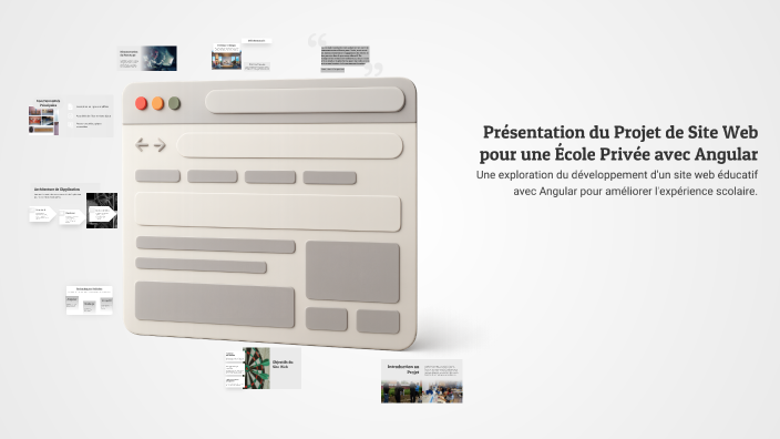 Présentation du Projet de Site Web pour une École Privée avec Angular by Aymen Beddakhlia on Prezi