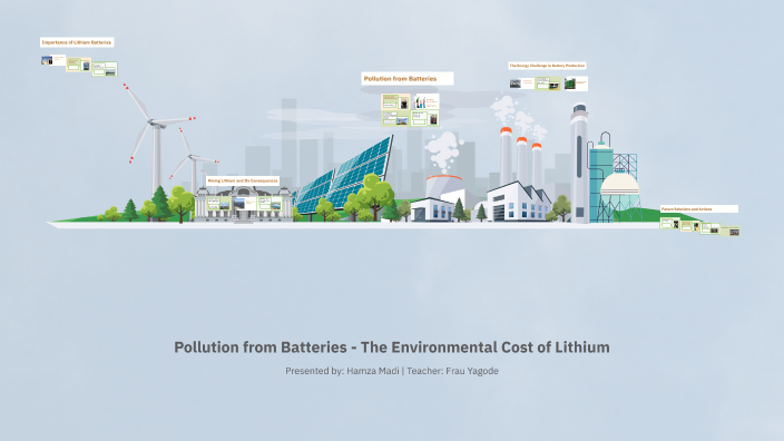 Pollution from Batteries - The Environmental Cost of Lithium by Hamz ...