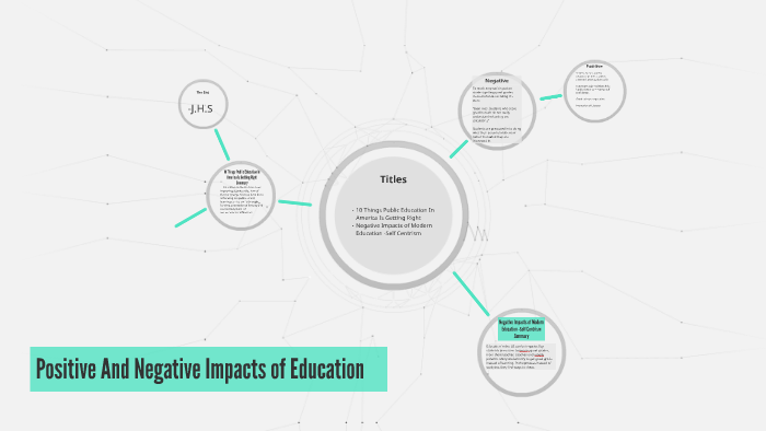 Positive And Negative Impacts of Education by HabaKeiee Exantus on Prezi