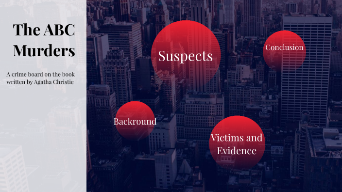 ABC Murders Crime Board by Emily Mackay on Prezi