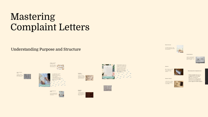 Mastering Complaint Letters by Musallam Rustamova on Prezi