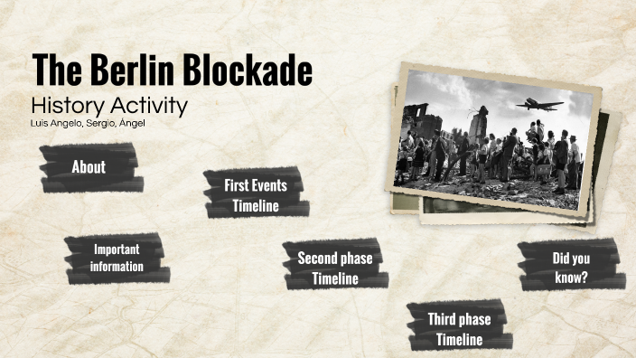 Berlin Blockade History by ANGEL ALFONSO LOPEZ GRACIDA on Prezi