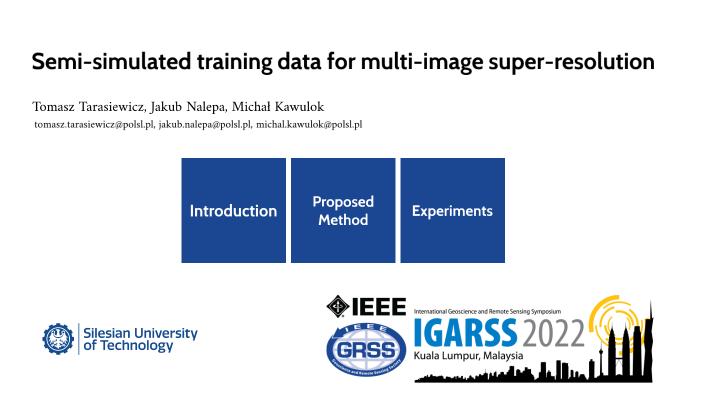 IGARSS 2022 - Semi Simulated by Tomasz Tarasiewicz on Prezi