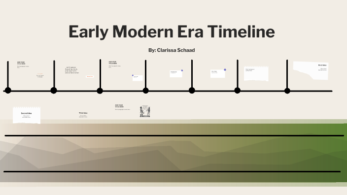 Early Modern Era Timeline by Clarissa Schaad on Prezi