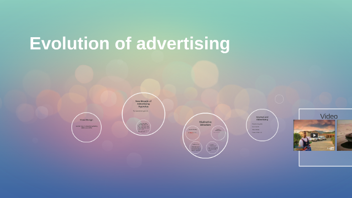 Evolution of advertising by Tao Peng