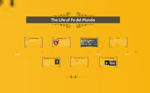 The Life of Fe del Mundo by Empoy Reyes on Prezi