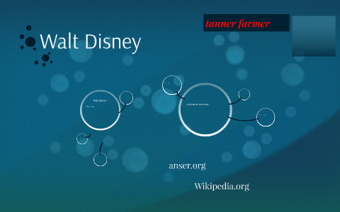 walt disney by tanner farmer on Prezi