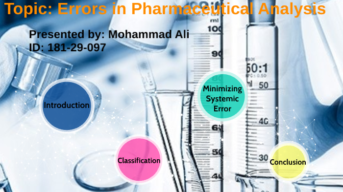 Errors in pharmaceutical analysis by Mohammad Ali 181-29-097 on Prezi