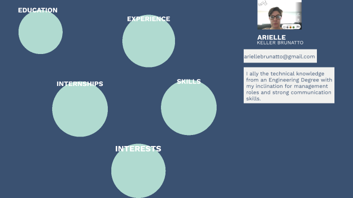 My interactive CV by Arielle Brunatto on Prezi