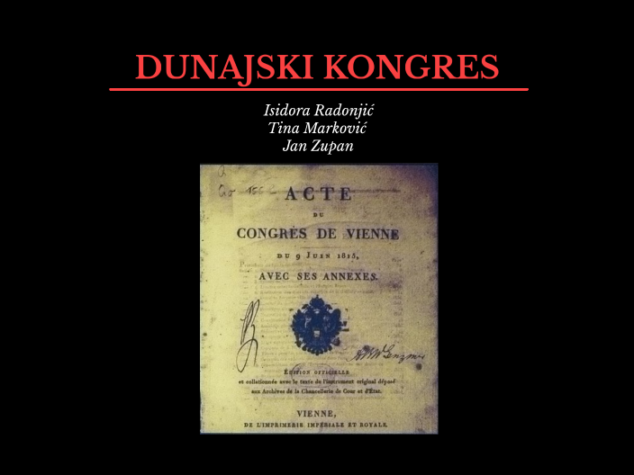 dunajski kongres by Ti em Ma on Prezi