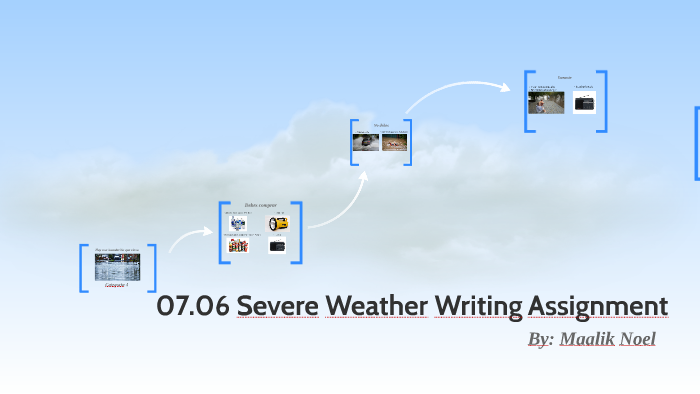 07.06 Severe Weather Writing Assignment by Maalik Noel