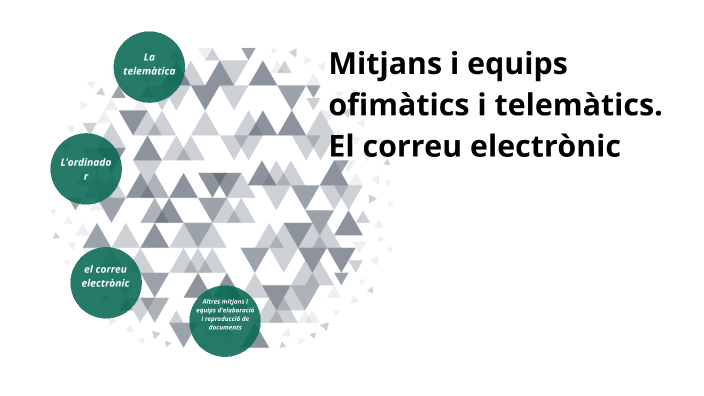 Medios y equipos ofimaticos y telematicos. El correo electronico by ...