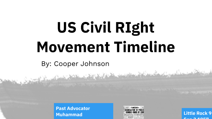 US Civil RIght Movement Timeline by Cooper Johnson on Prezi