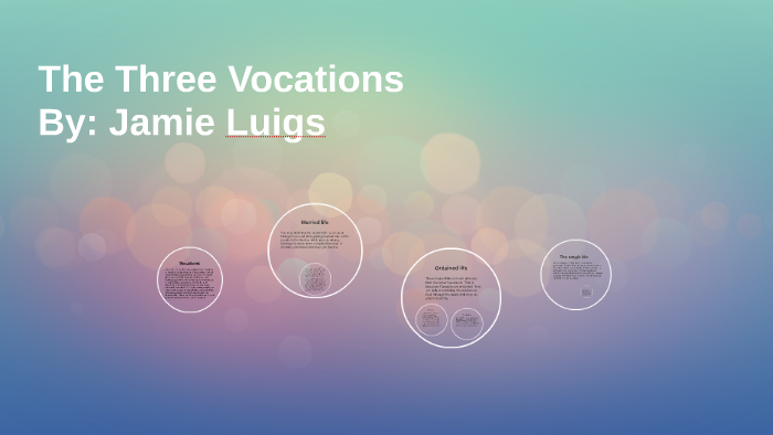 The three Vocations by Jamie Luigs on Prezi