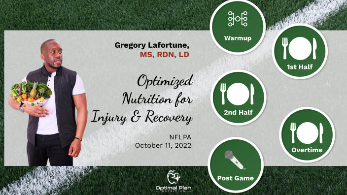 Optiimized Nutrition for Injury & Recovery by Gregory Lafortune on Prezi