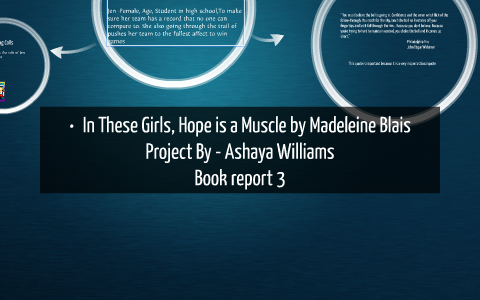 In These Girls, Hope is a Muscle by Madeleine Blais by Ashaya Williams ...