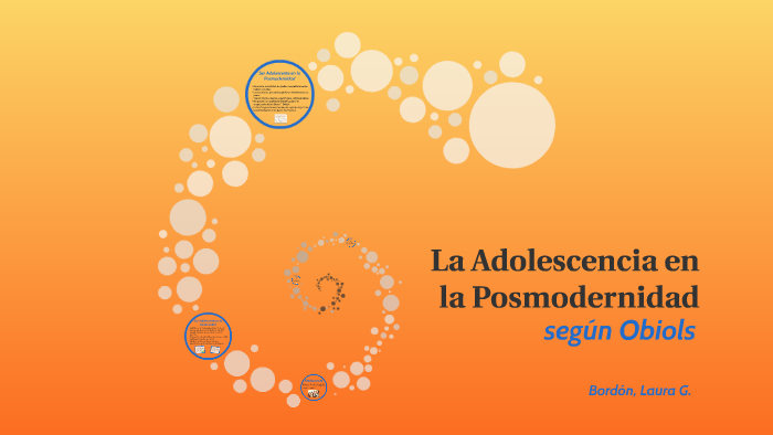 La Adolescencia en la Posmodernidad by Laura Bordón on Prezi