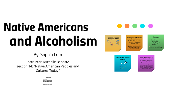Native Americans and Alcoholism by Sophia Lam on Prezi
