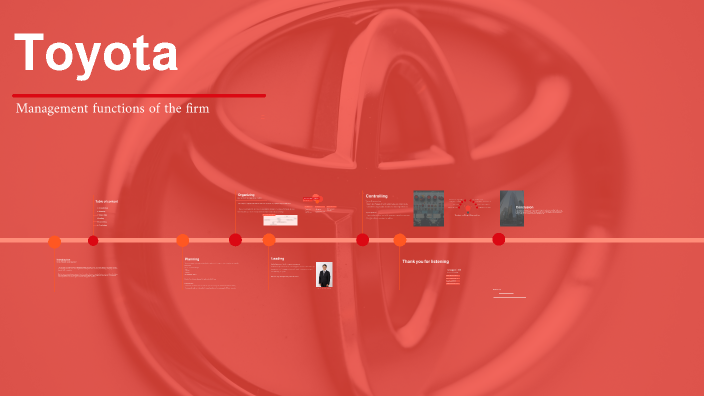 Toyota Management Functions by H. A on Prezi