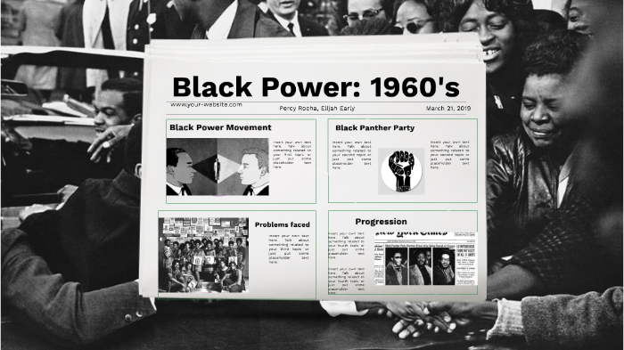 Black Power in the 1960's by Elijah Early on Prezi