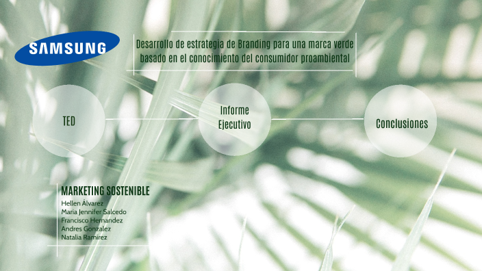 Estrategia de Branding SAMSUNG - Planet First by Francisco Hernandez on ...