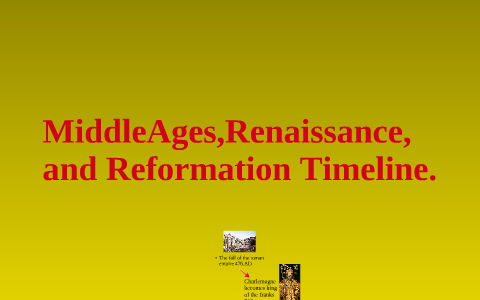 Middle Ages,Renaissance,and Reformation Timeline Project. by Deja ...